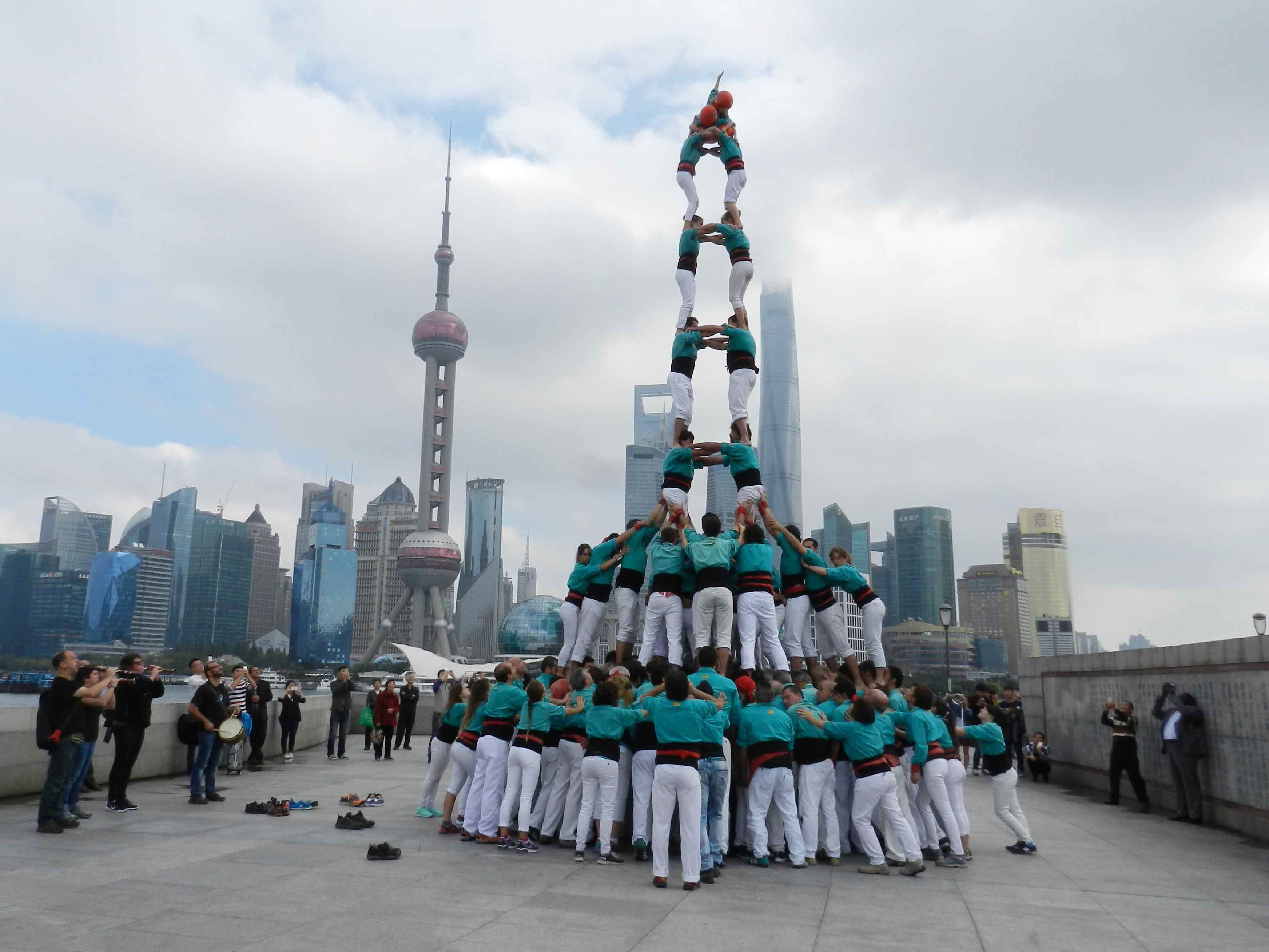 Human towers - Castellers de Vilafranca